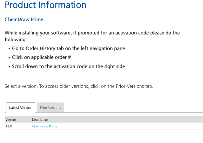 Obtaining ChemDraw Prime for Your Personal Computer | Information ...