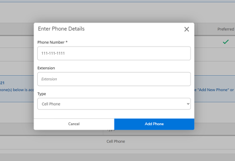 Adding Phone Number or Email to Self Service | Information Technology ...